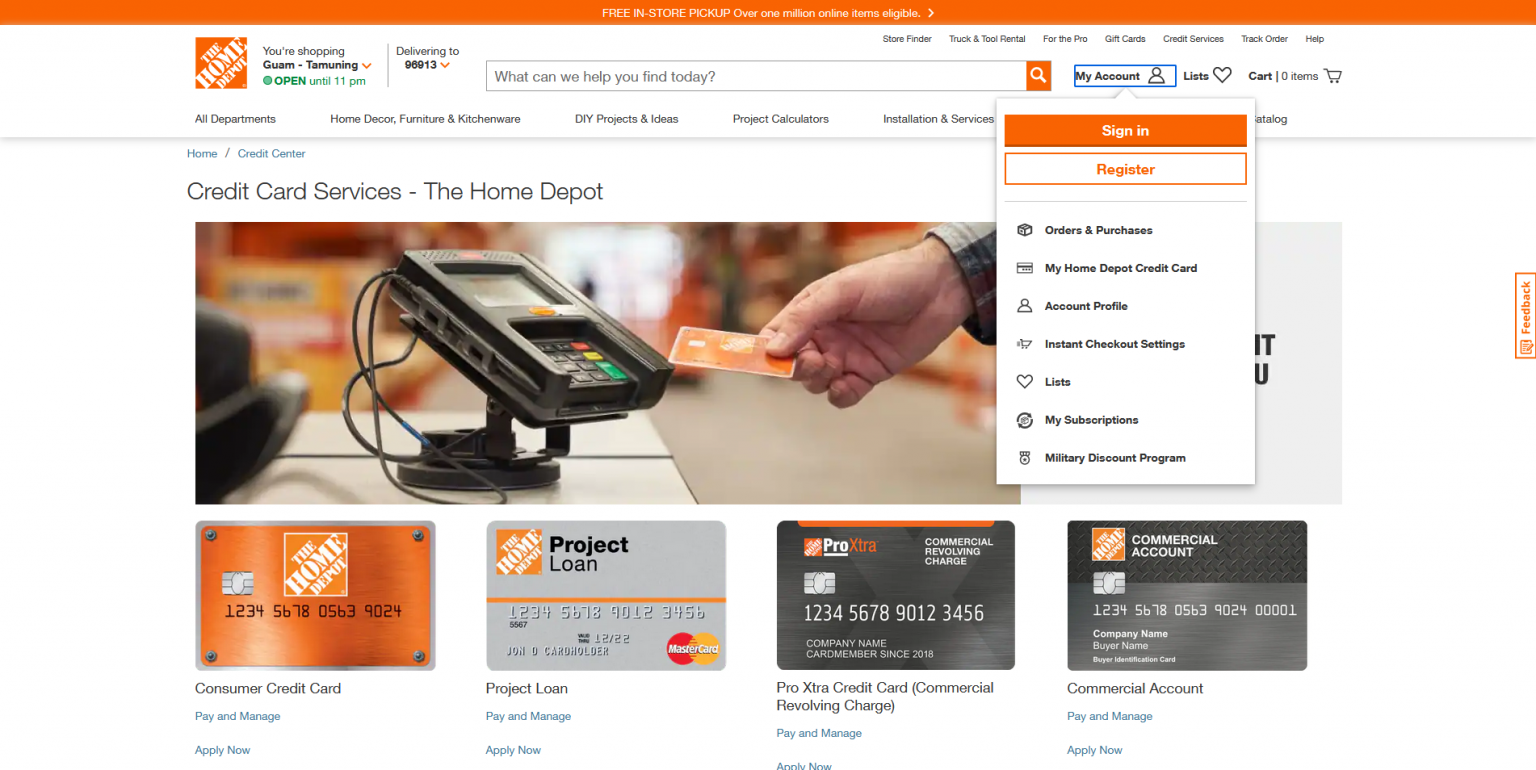 How do I make a Home Depot credit card payment? In 2026
